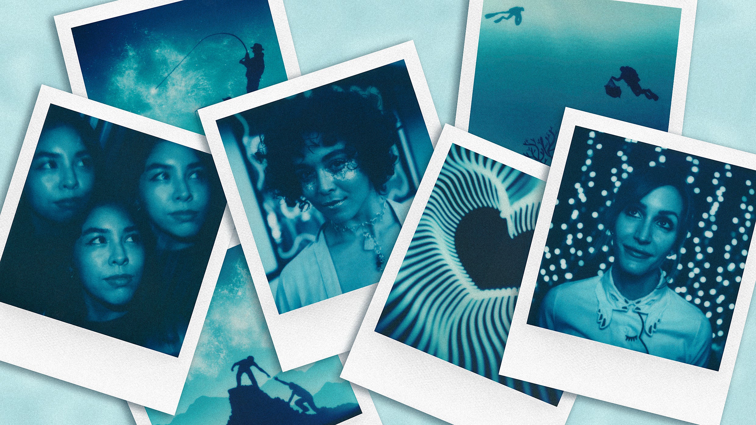 New Polaroid Reclaimed Blue 600 film was created by accident