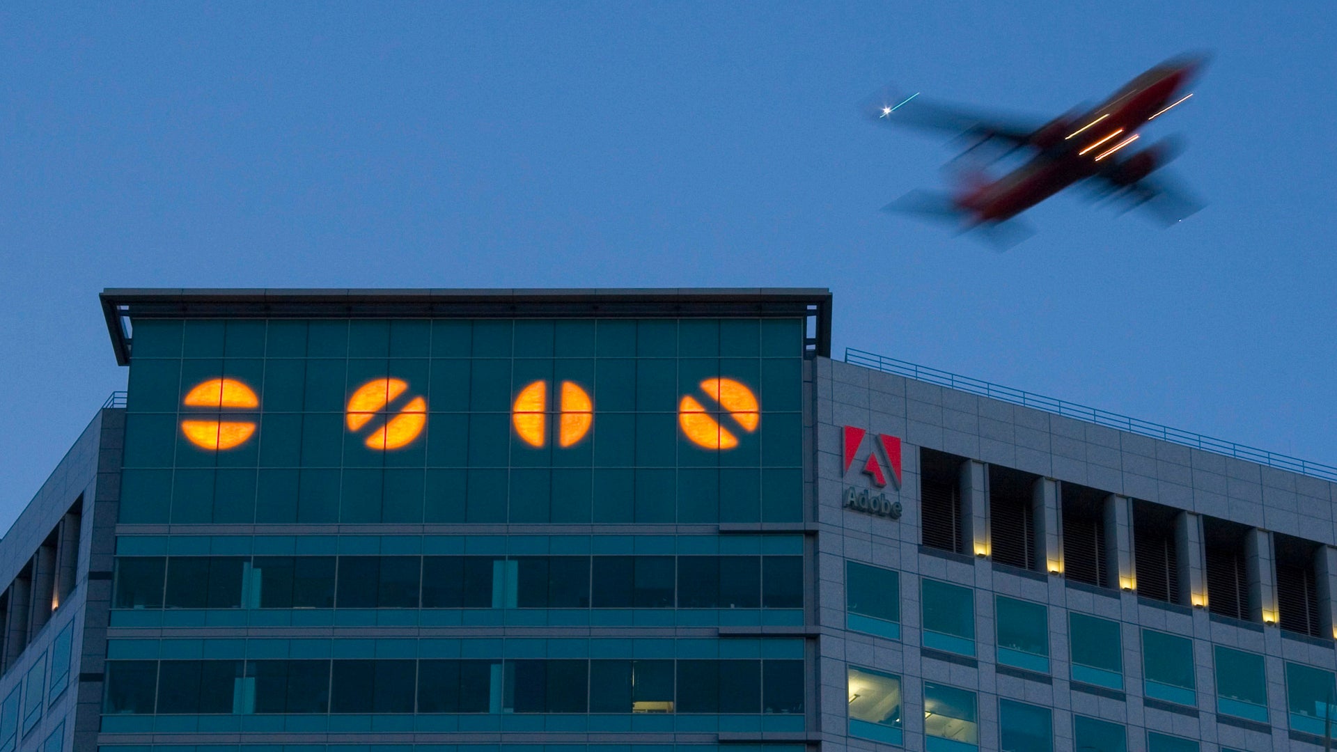 There's a giant riddle on Adobe's office tower, and people are racing ...