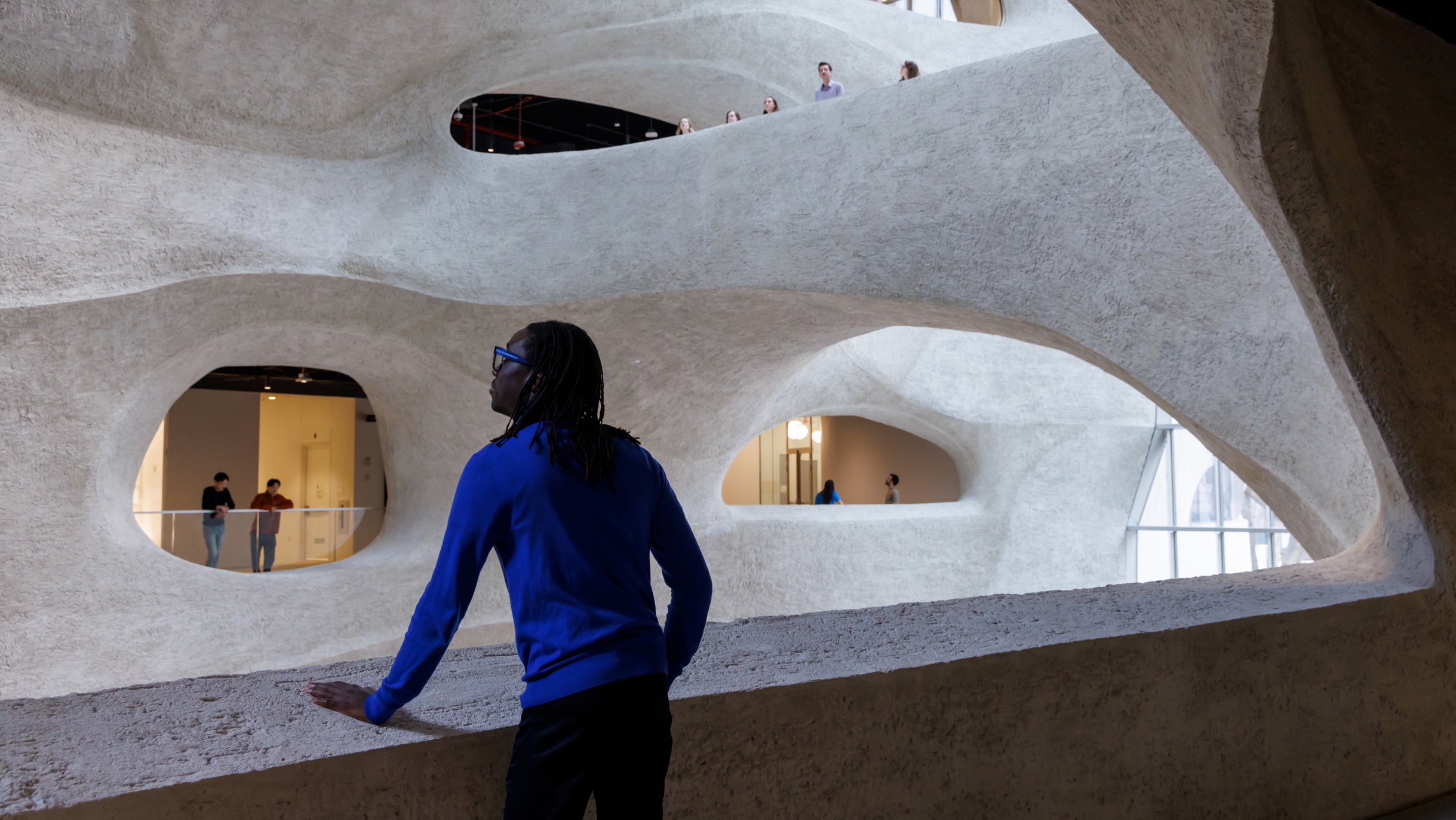Bold, natural forms make up the architecture of the American Museum of ...