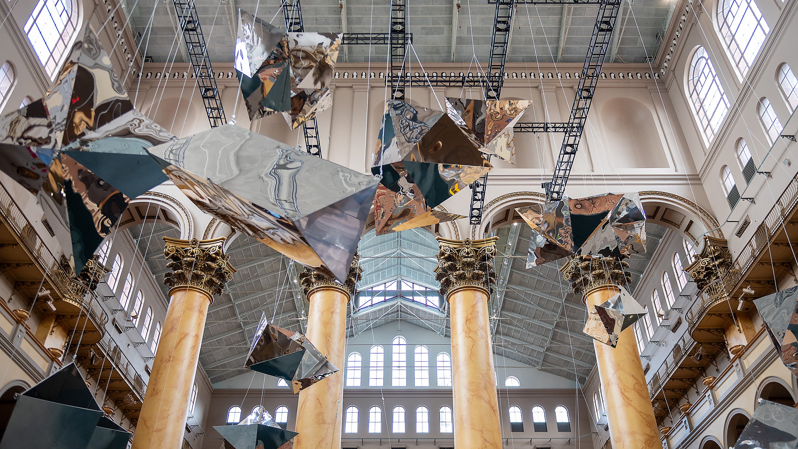 The National Building Museum opens a mirror-filled installation