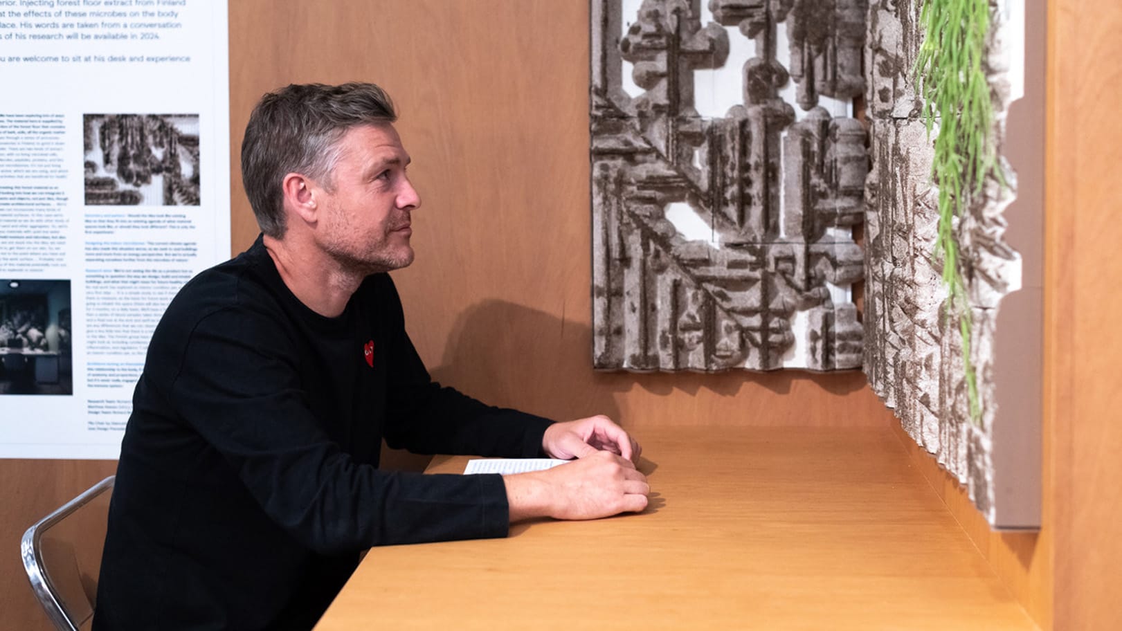 These dirty 'probiotic tiles' are designed to make buildings healthier