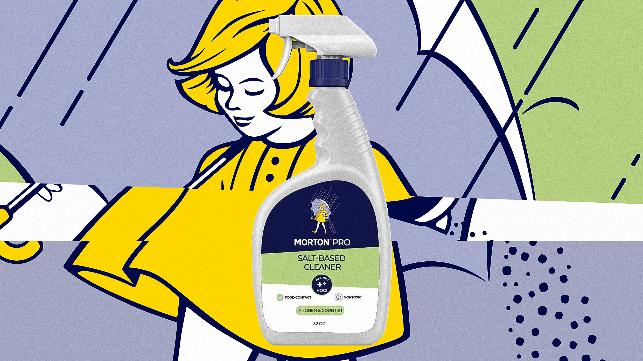 You know Morton for its salt. Now it's manufacturing cleaning products