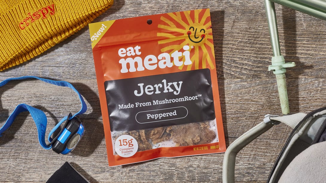 Cult-favorite Meati launches mushroom meat mycelium jerky