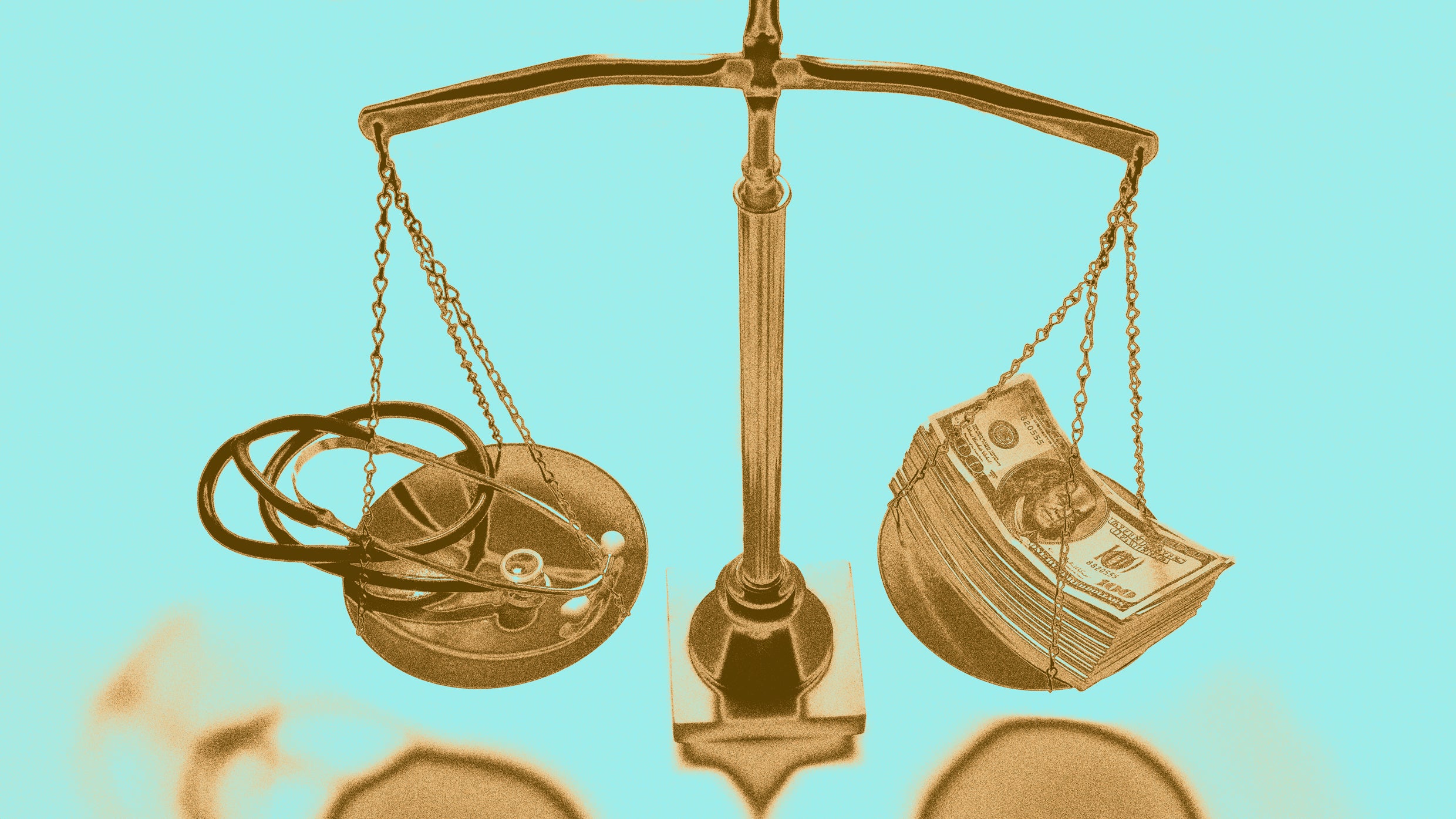 How does health and wealth impact well-being?