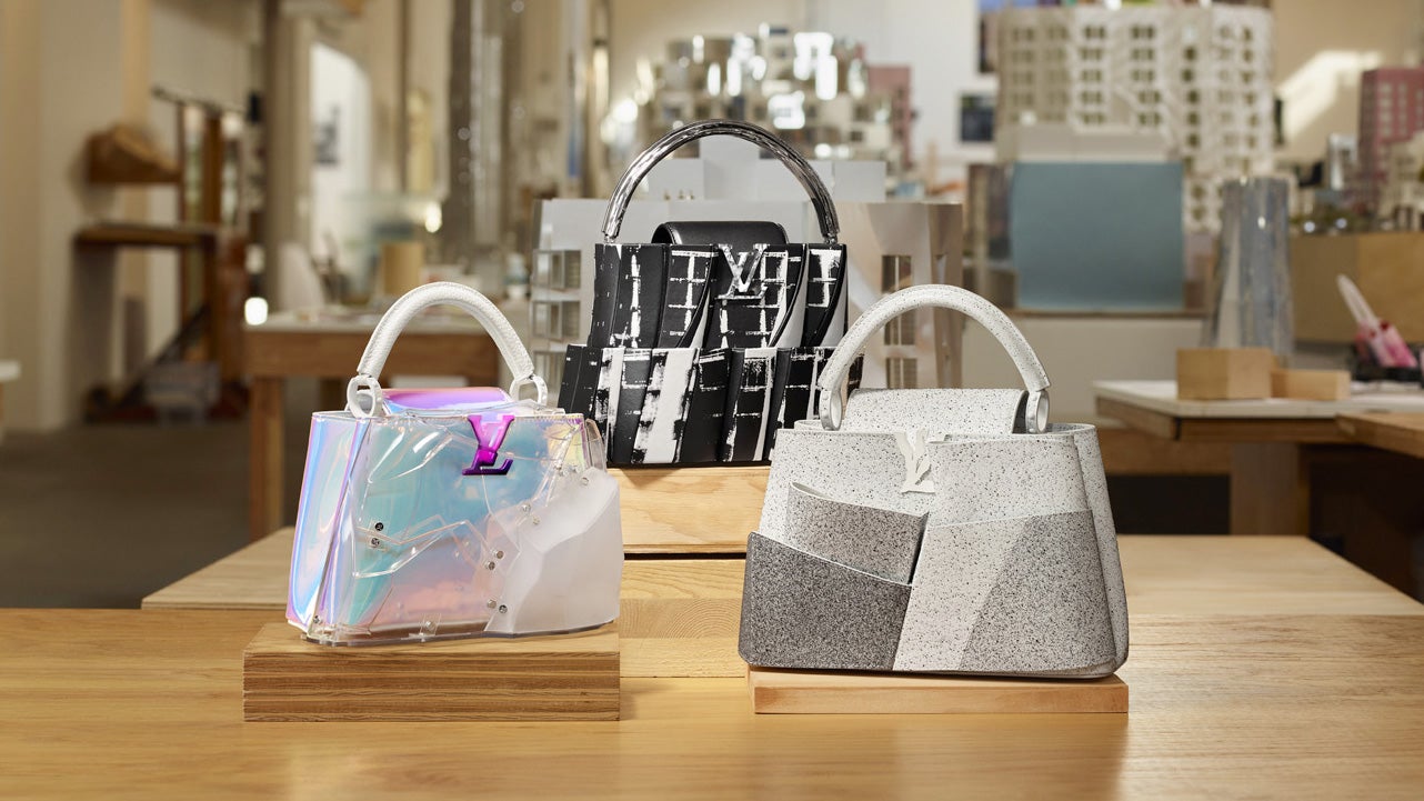 Frank Gehry's buildings reimagined as Louis Vuitton handbags