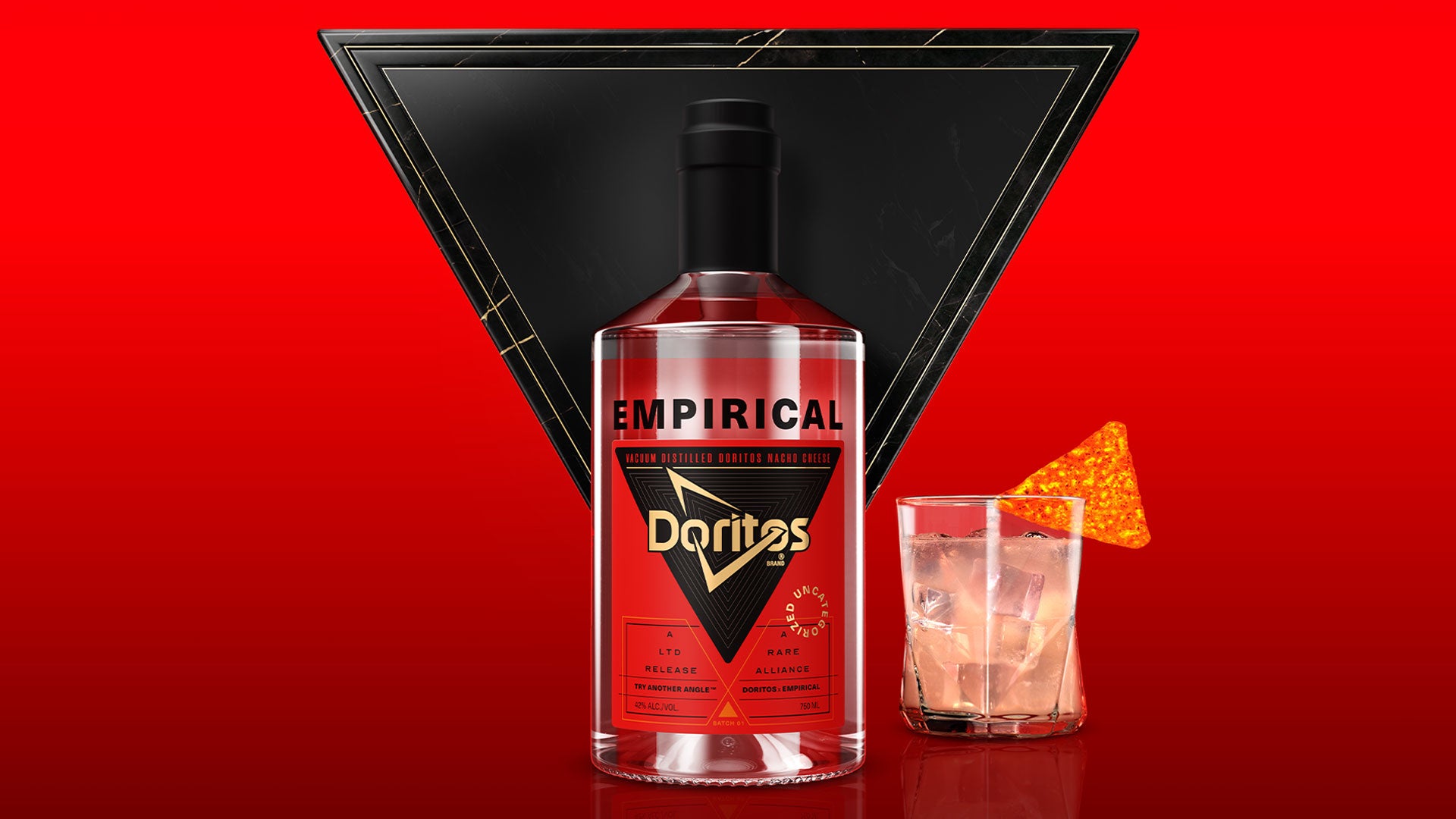 Doritos nacho cheese-flavored liquor is here. Pre-order from Empirical
