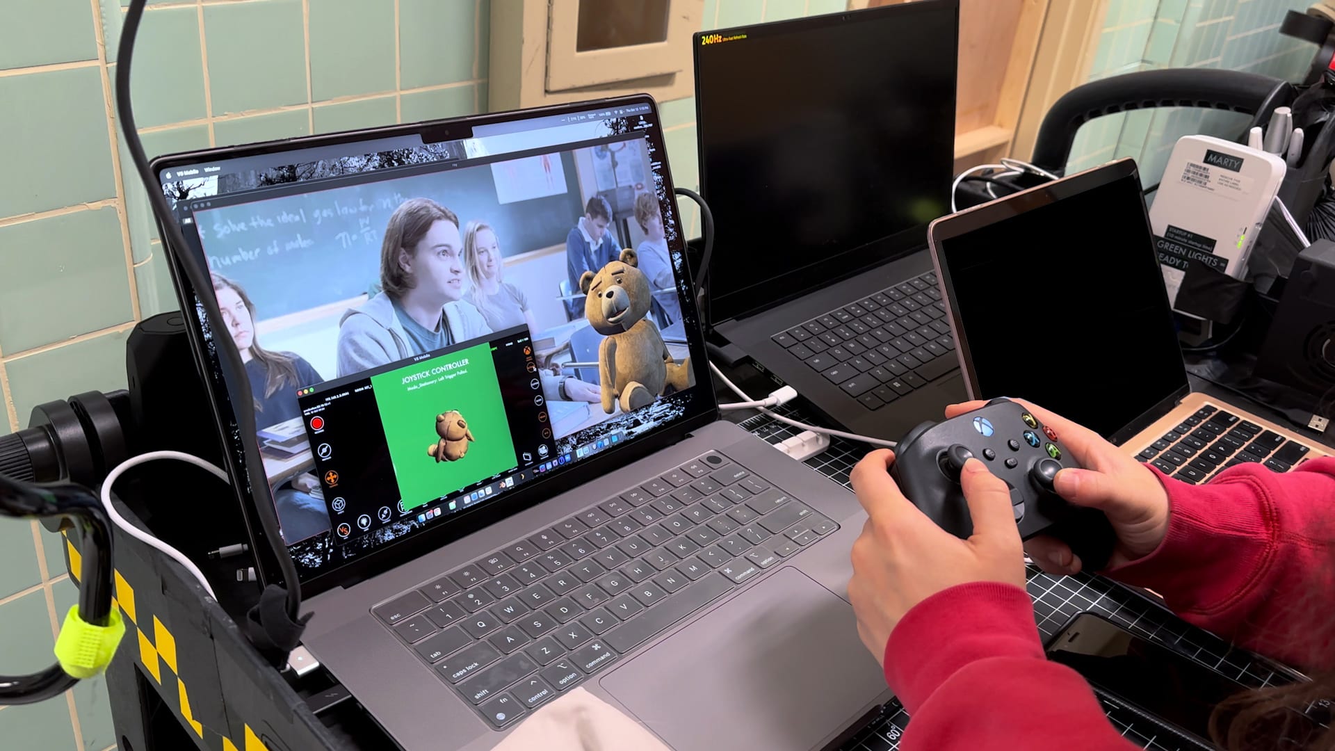 The new 'Ted' series highlights Seth MacFarlane's AR filming tech