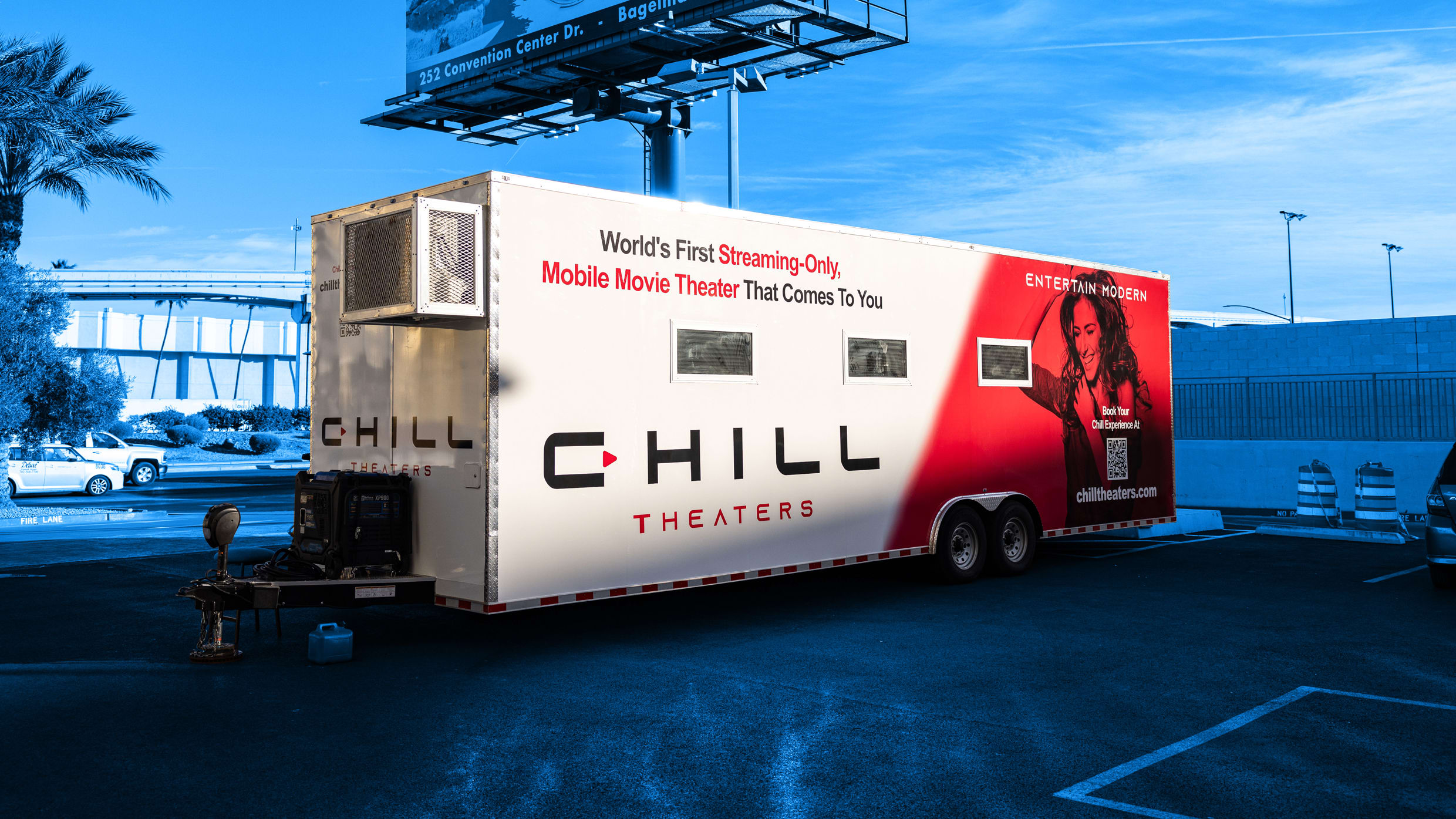 This startup says the future of movie theaters is in a 32-foot trailer