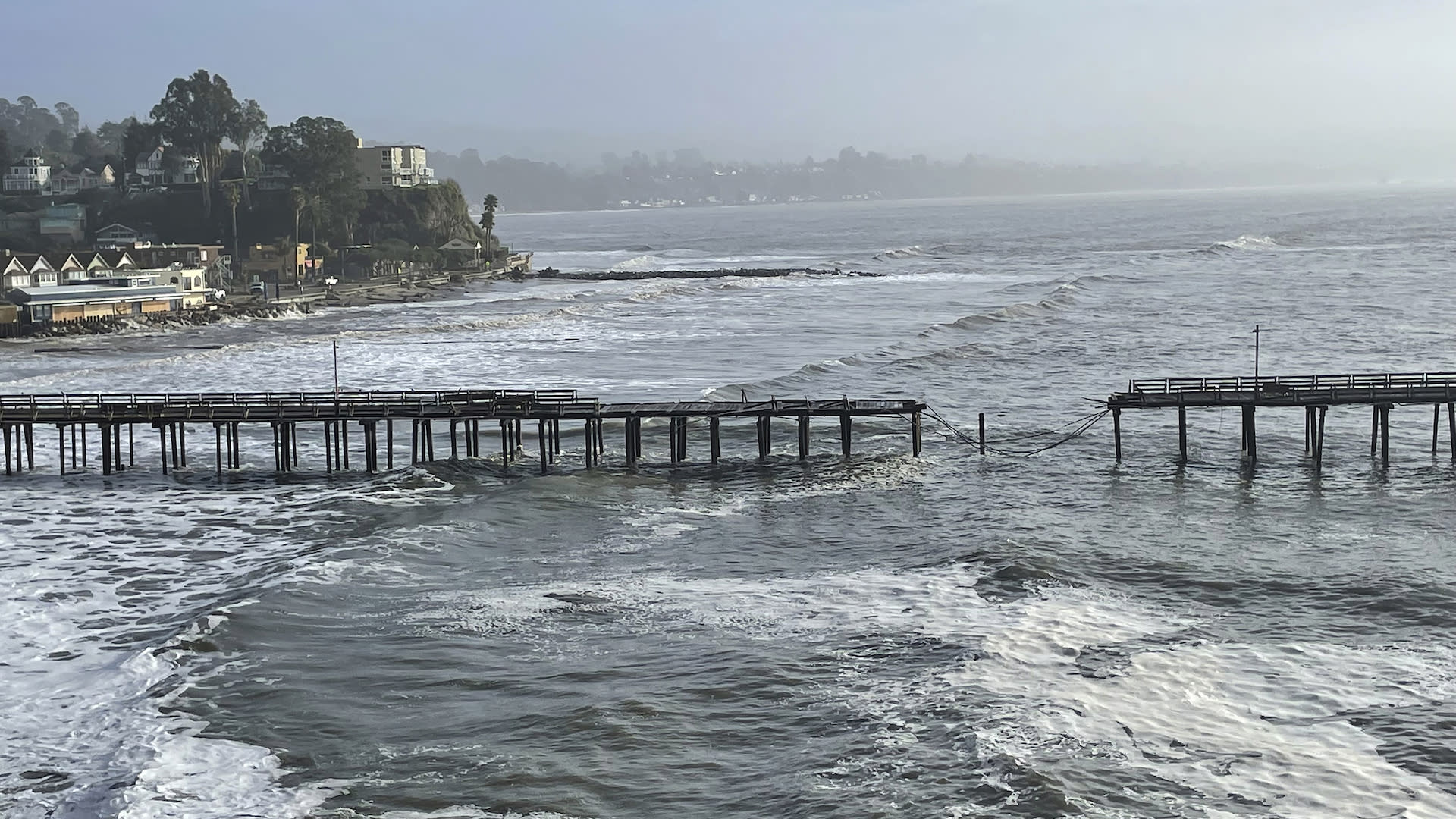 California's iconic piers threatened by rising seas and frequent storms