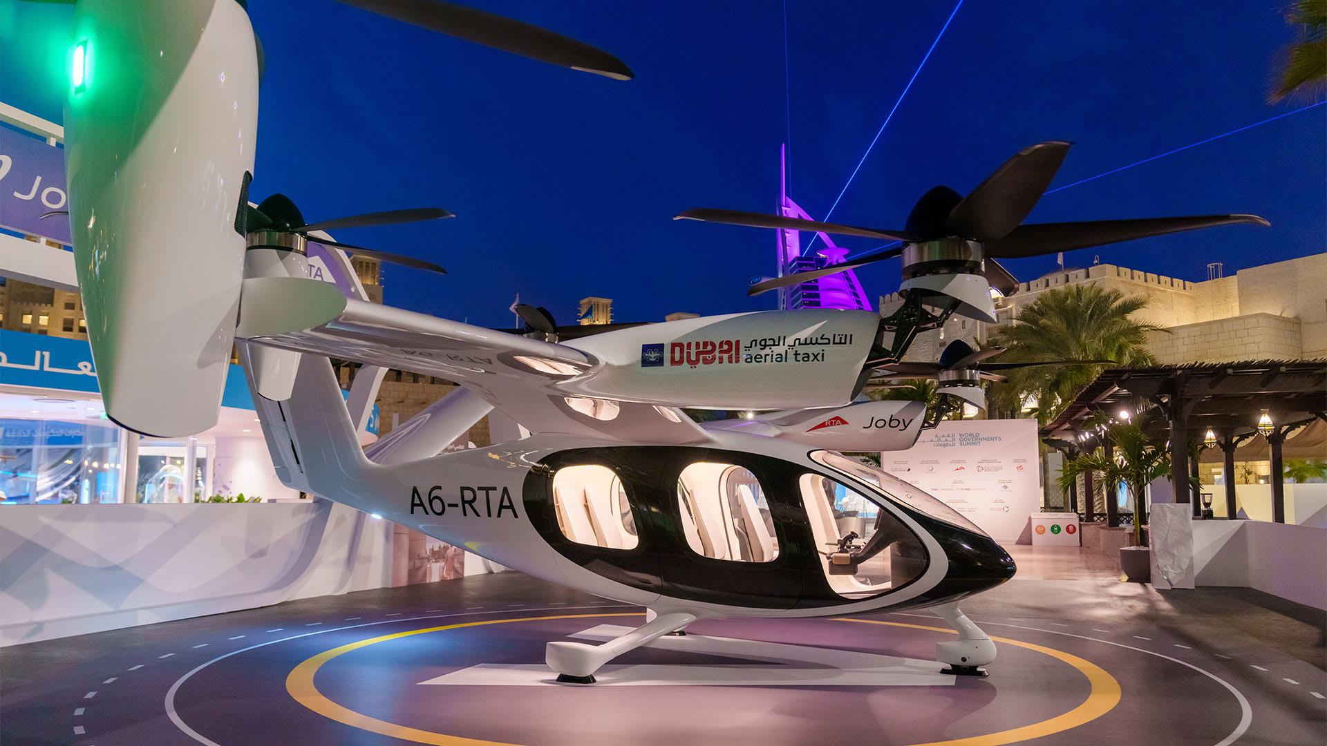 Joby Aviation flying taxi launching service in Dubai UAE in 2026