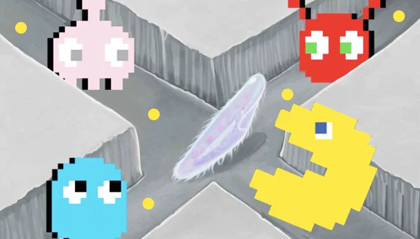 Pac-Man Reboot: In the Bio-Arcade, Microorganisms Change Gameplay ...