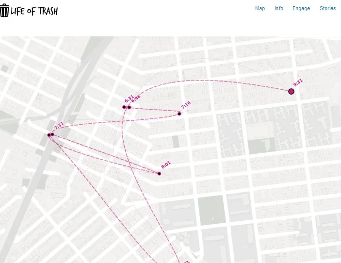 The GPS-Tracked Life Cycle of Garbage - Fast Company