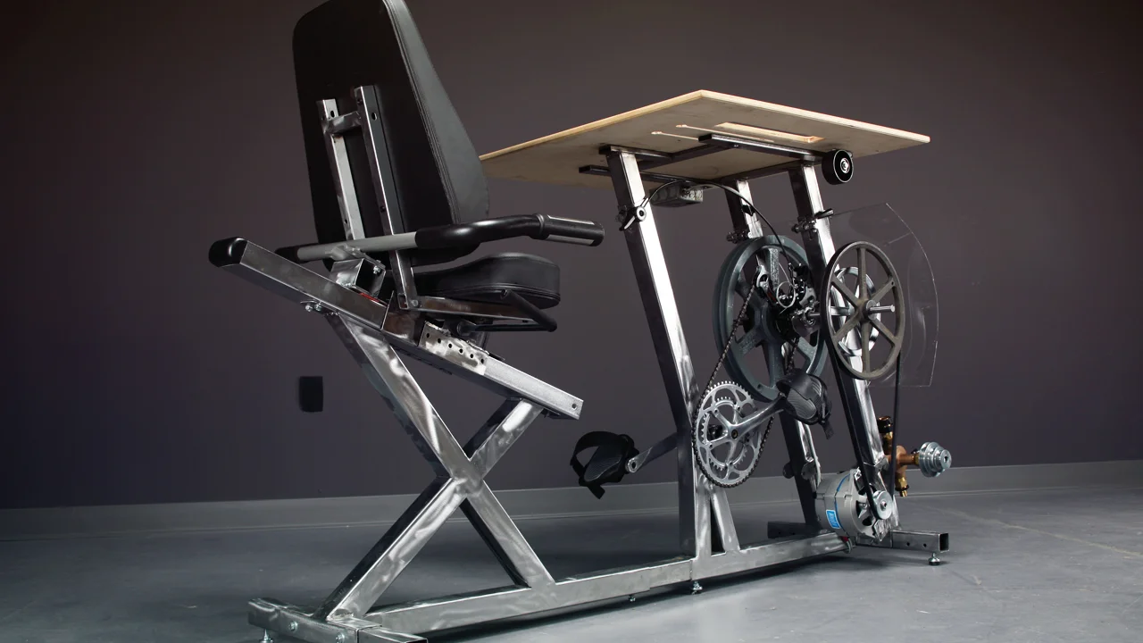 Forget Standing Desks: Here's One You Pedal To Power Your Gadgets ...