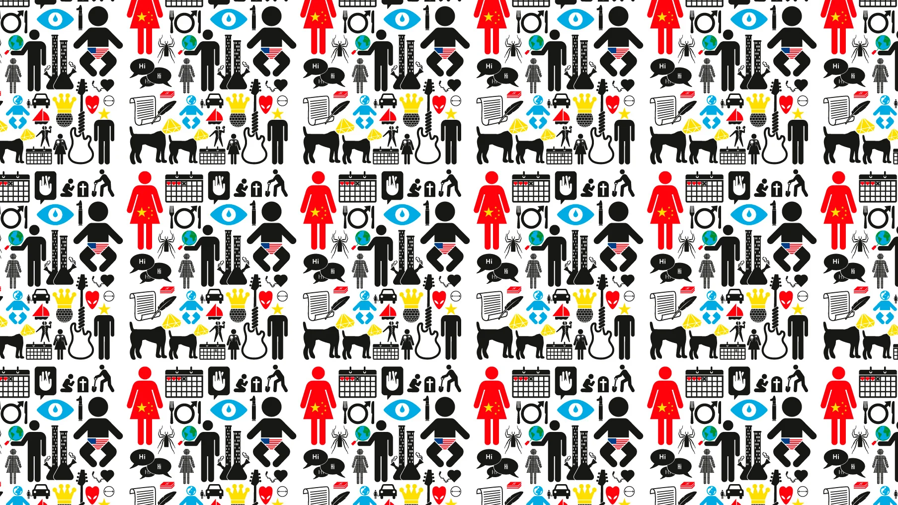 Infographic: Rock Pictograms Visualize Music Of The Beatles, The Boss ...