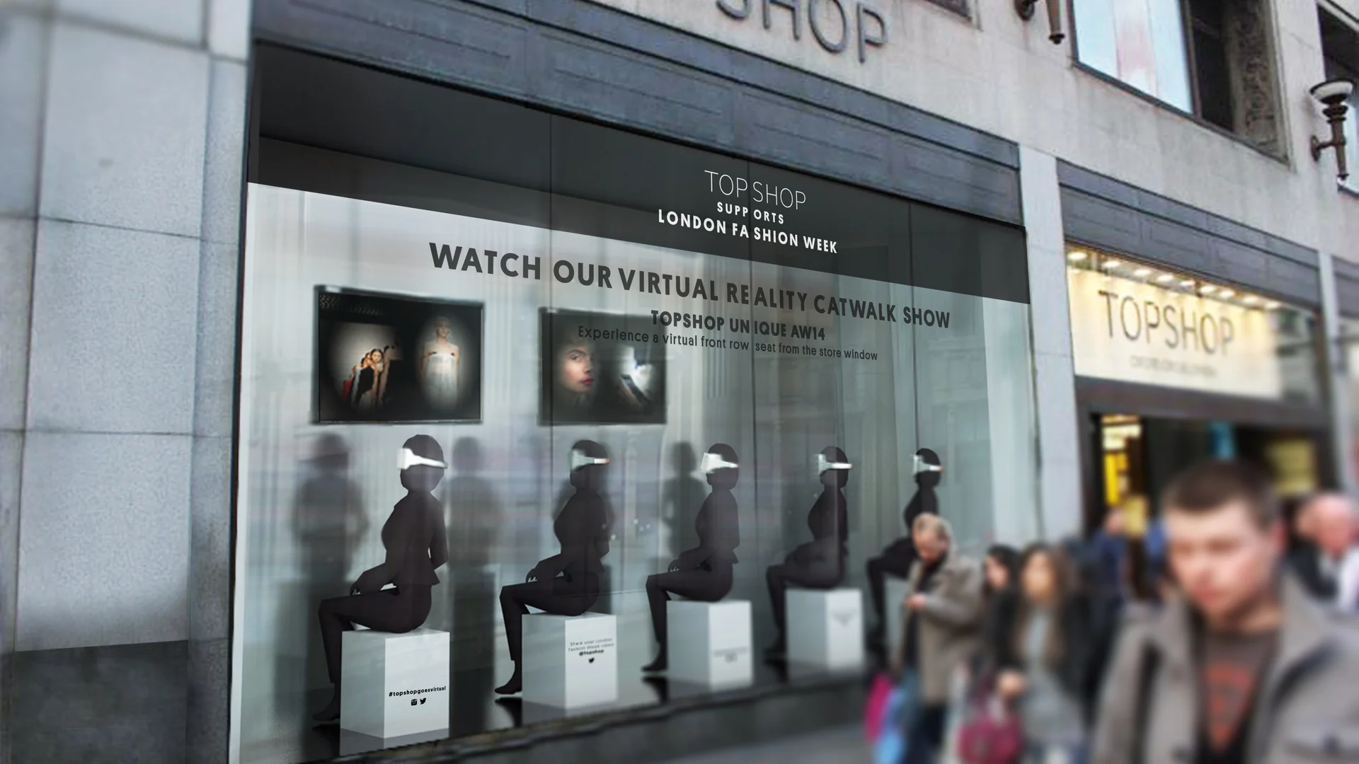 Top Shop Window Display