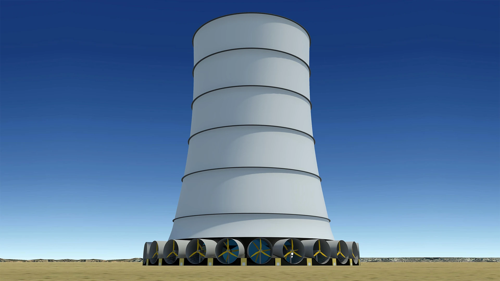 This Giant Tower In The Desert Could Generate As Much Power As The ...