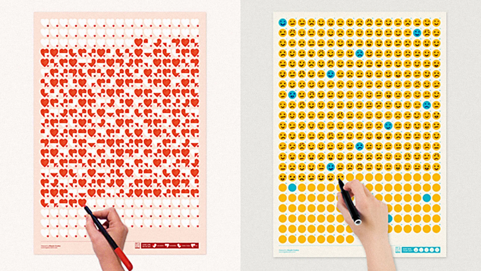 Emotion-Tracking Calendars Provide An Unflinching Look At How Happy And ...