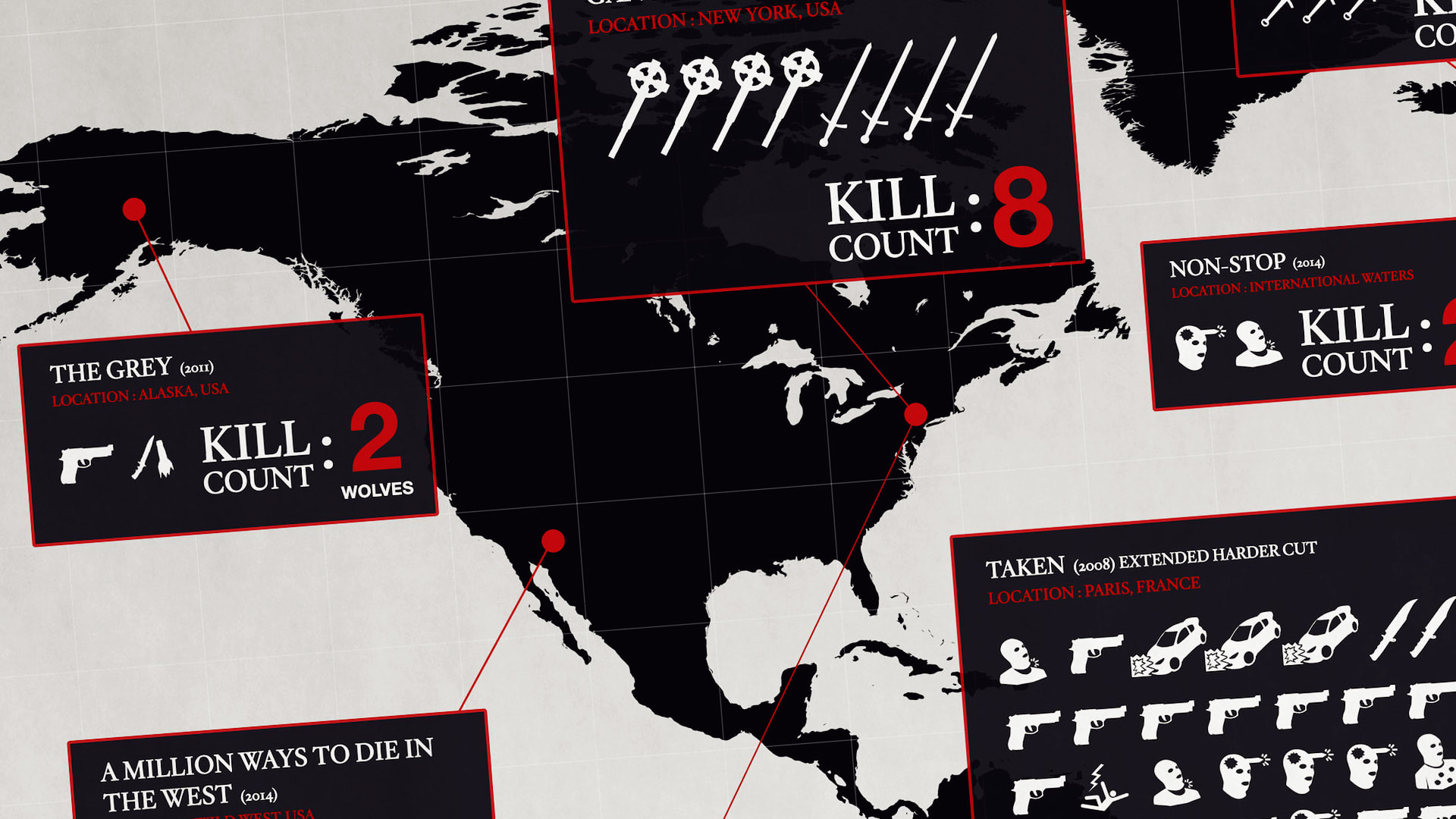 Infographic: This Is A Map Of Everywhere Liam Neeson Has Killed People ...