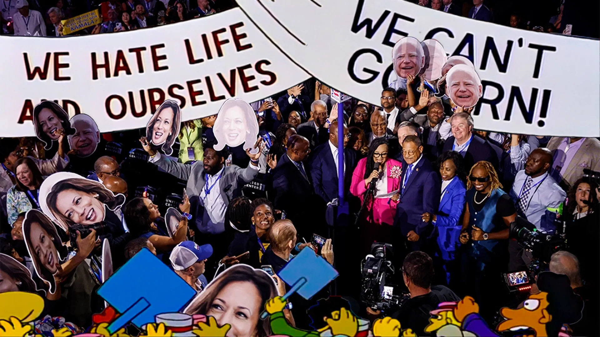 DNC 2024 corrects a 30-year-old Simpsons joke about Democrats - Fast ...