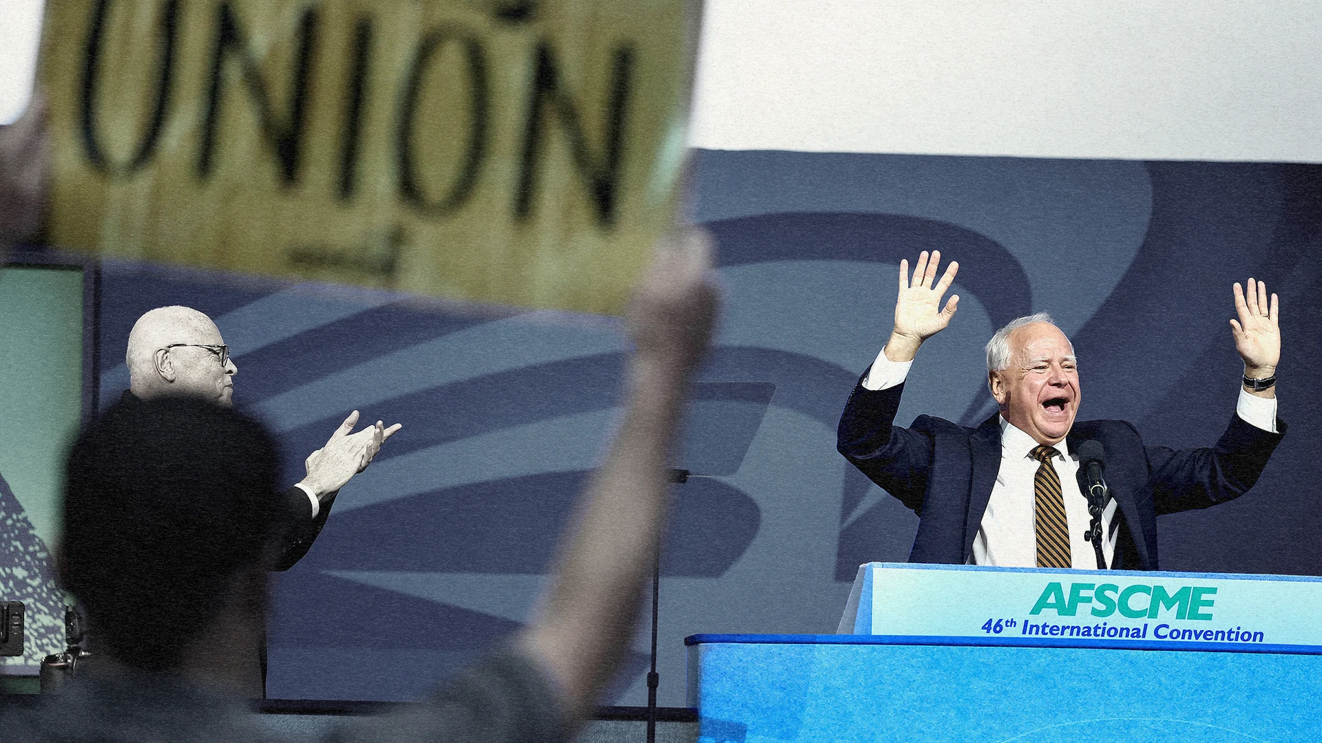 Tim Walz slams Trump and Vance’s ‘war on workers’ in a fiery pro-union ...