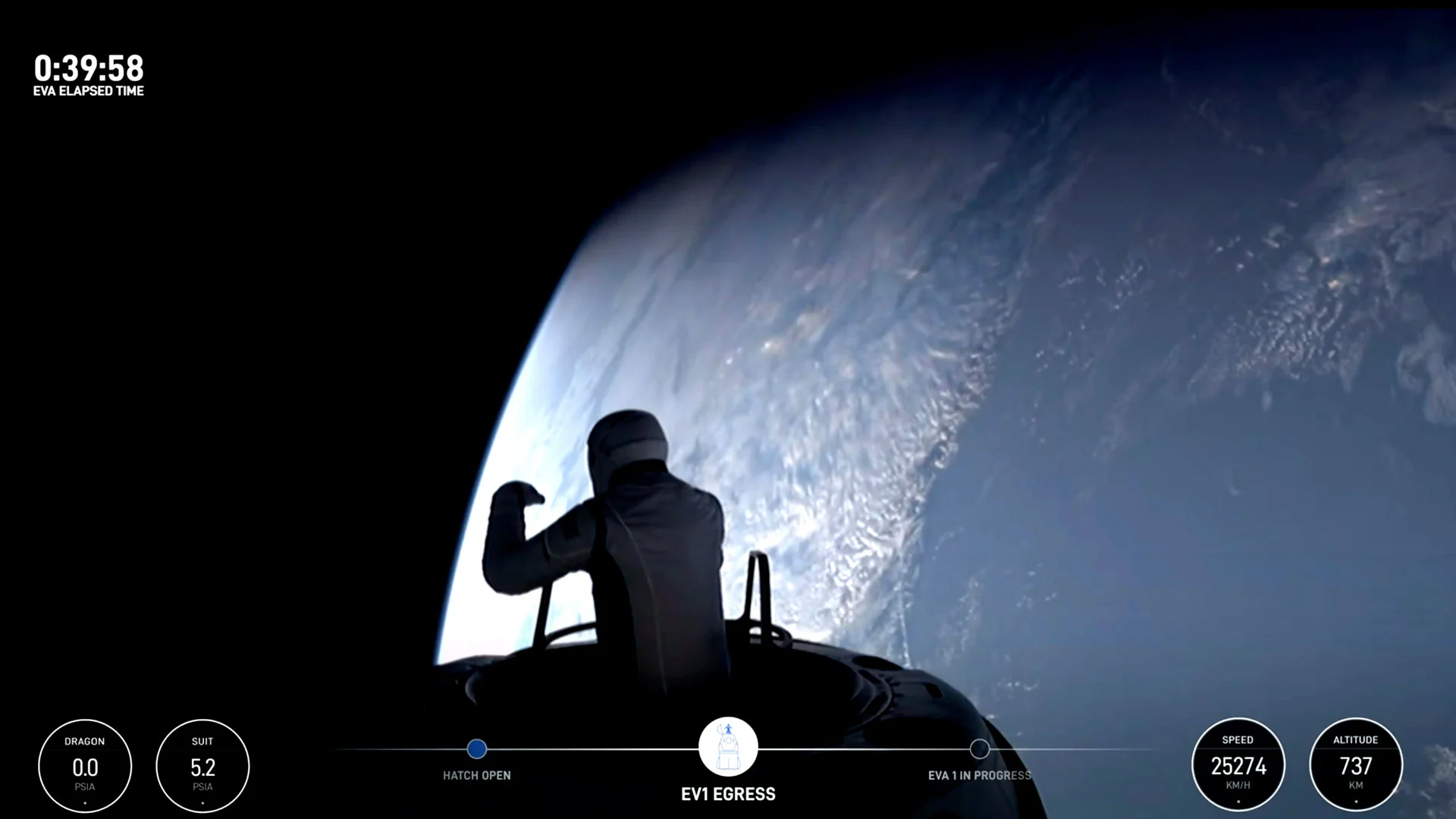SpaceX’s first private spacewalk had tech billionaire step into space ...