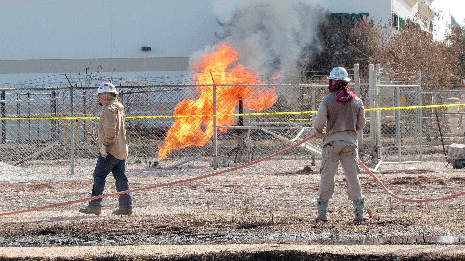 A Texas pipeline fire has been extinguished after burning for 4 days ...