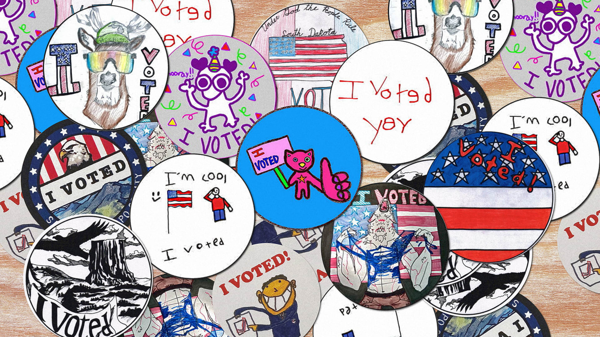 How "I voted" sticker contests became a civic engagement win - Fast Company