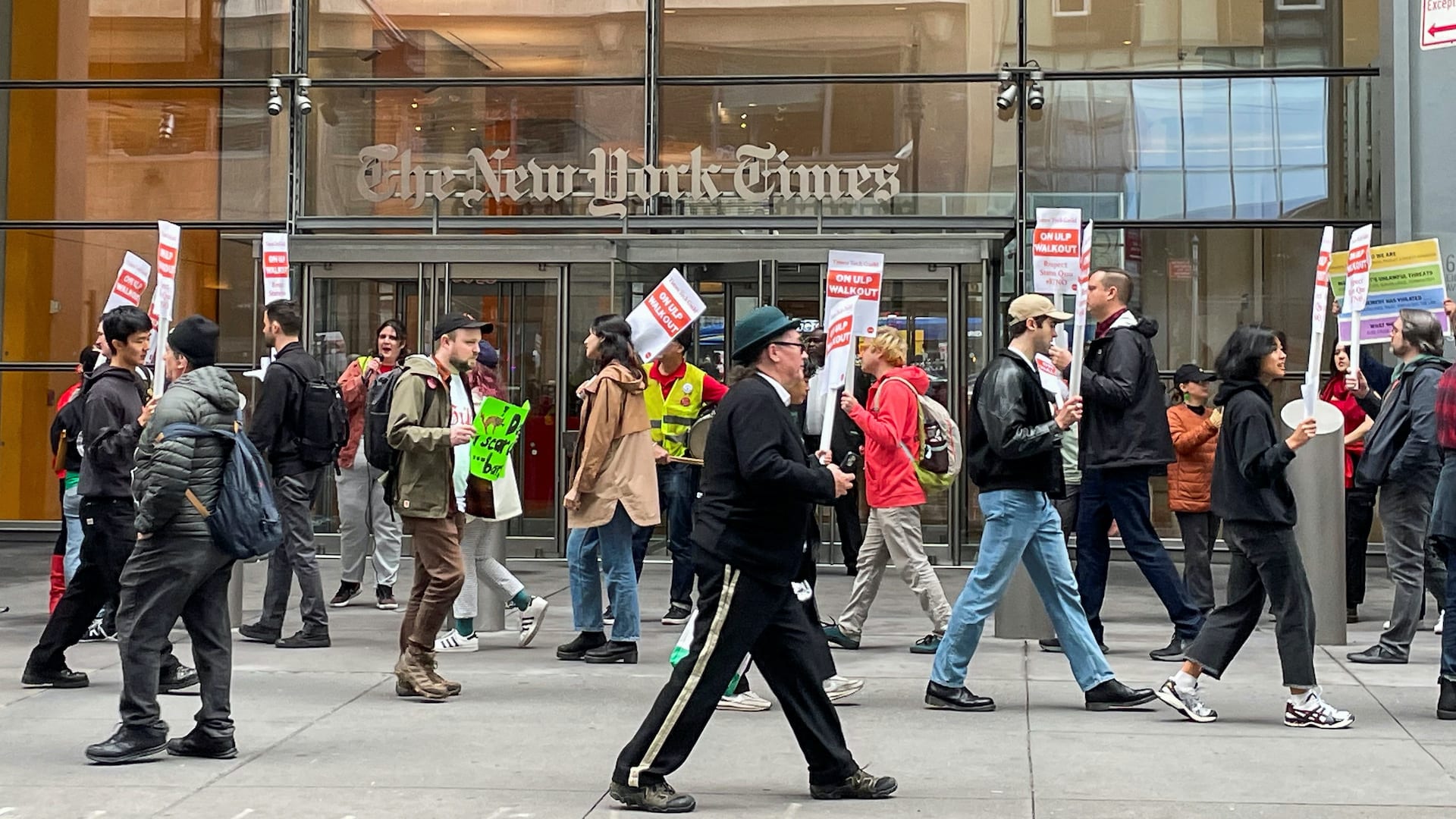 New York Times Tech Guild workers end strike, but negotiations will ...