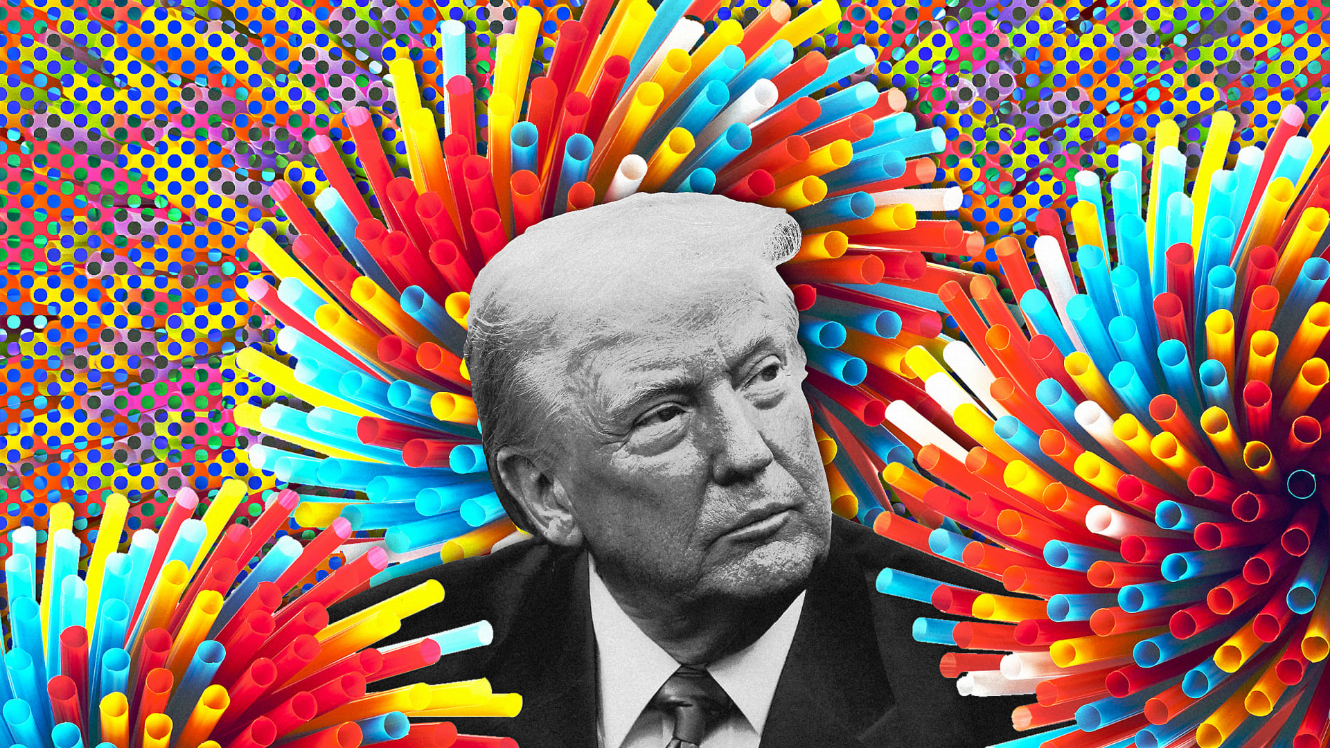 Trump's paper straw ban sparks debate on plastic-free progress - Fast ...