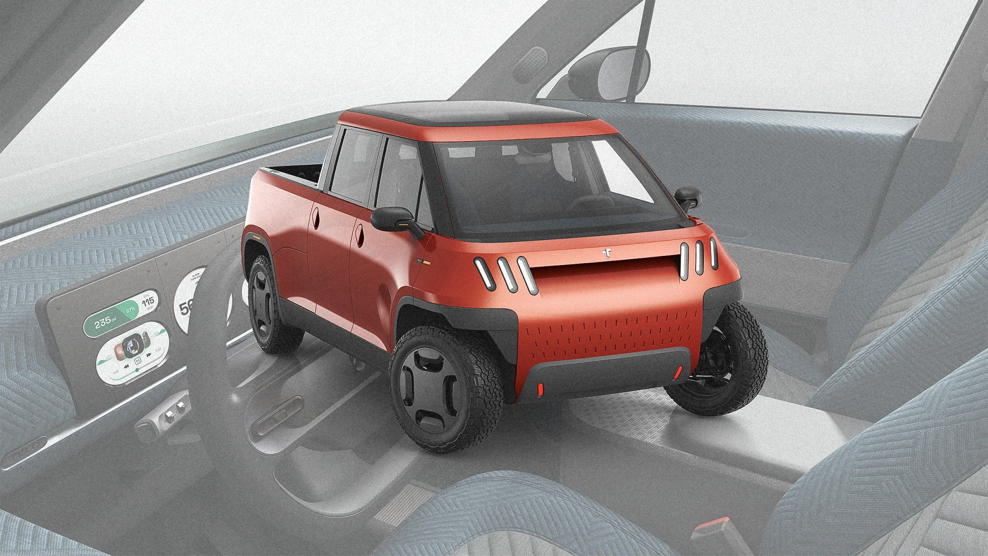 An exclusive look at Telo’s EV pickup truck interior design - Fast Company