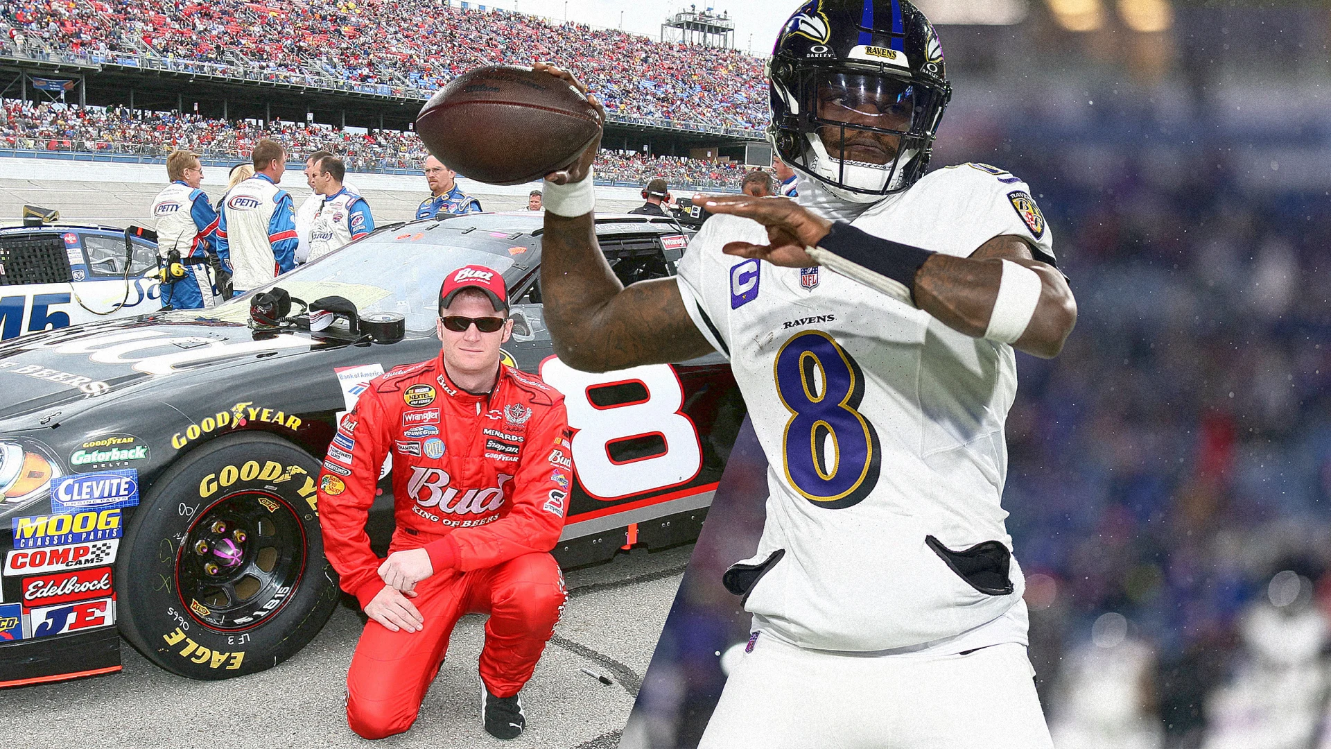 Two famous athletes battled over the number 8. A font helped them call ...