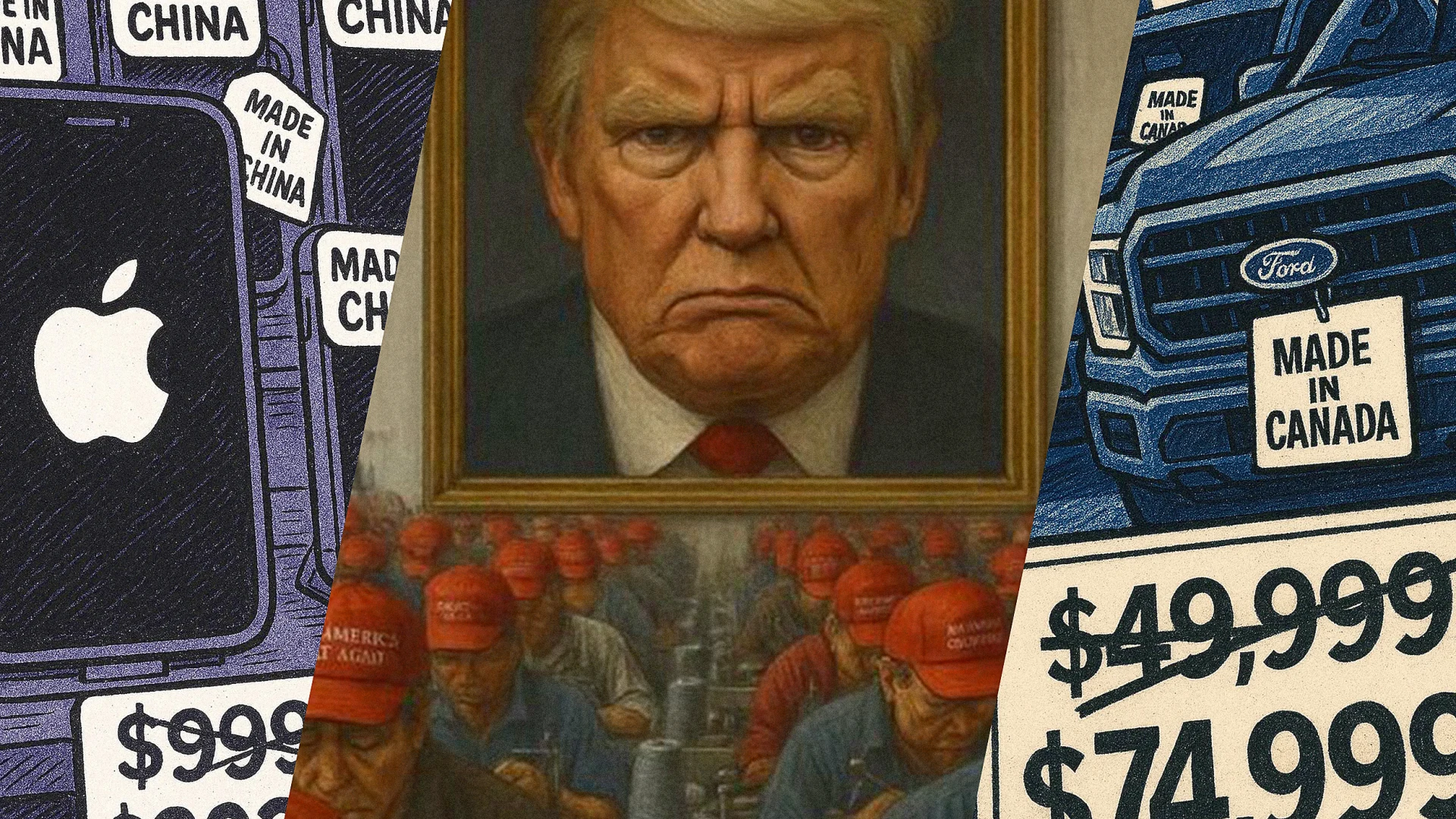 Why those dystopian tariff memes are such a powerful tool against Trump ...