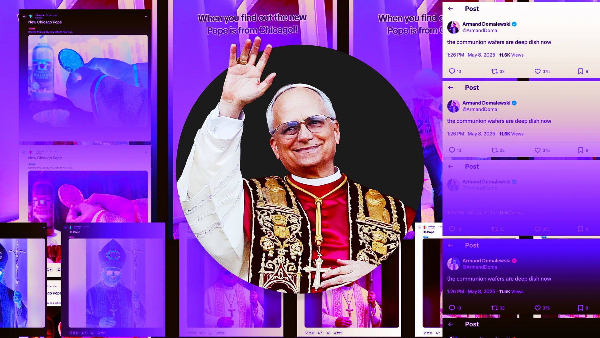 Chicago-born Pope Leo XIV is drowning in deep-dish memes - Fast Company