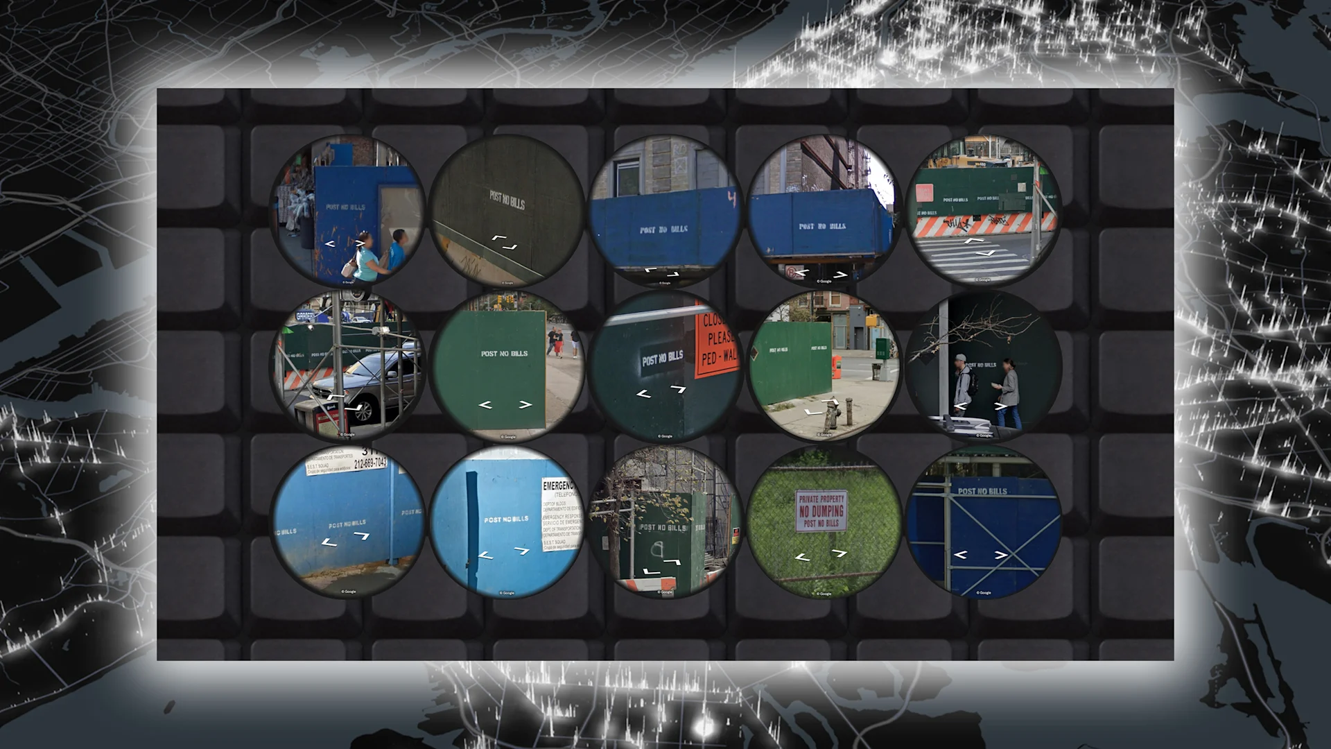 Here's what happened when an artist mapped every visible word in NYC ...