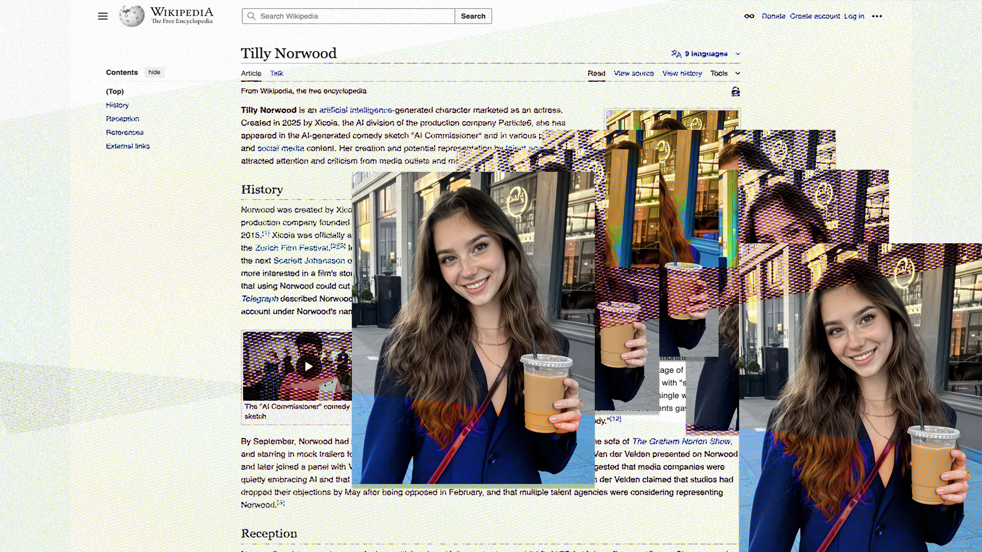 Tilly Norwood, AI 'actress,' gets Wikipedia page, confuses editors ...