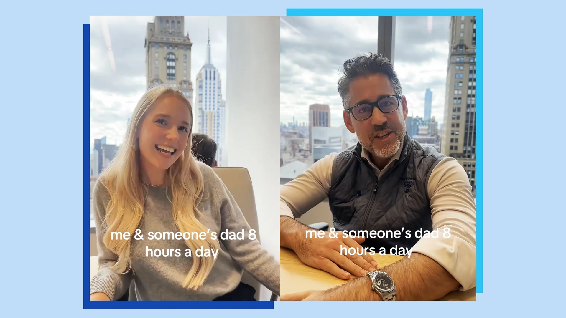 This TikTok trend captures the joy of age-gap work friendships