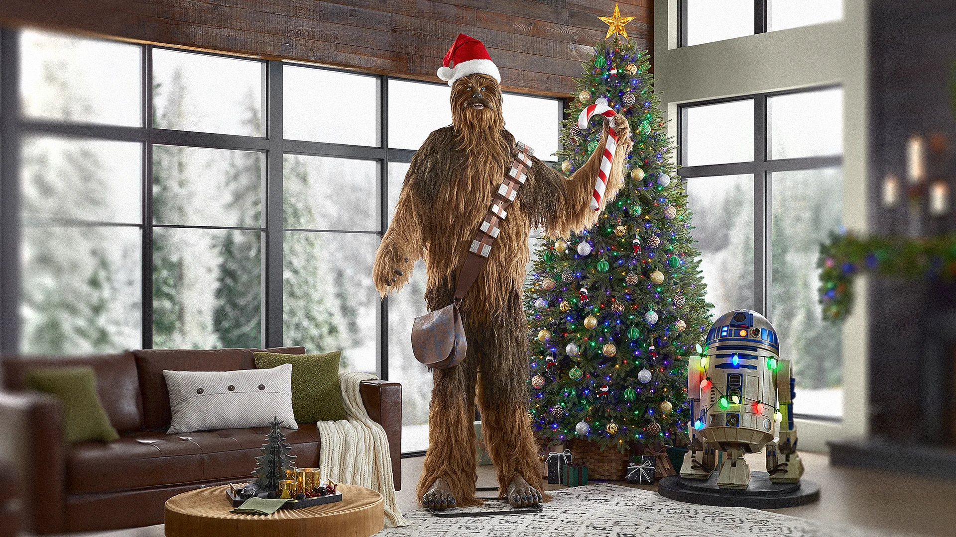 Home Depot is selling a life-size Chewbacca and R2D2 for Christmas ...