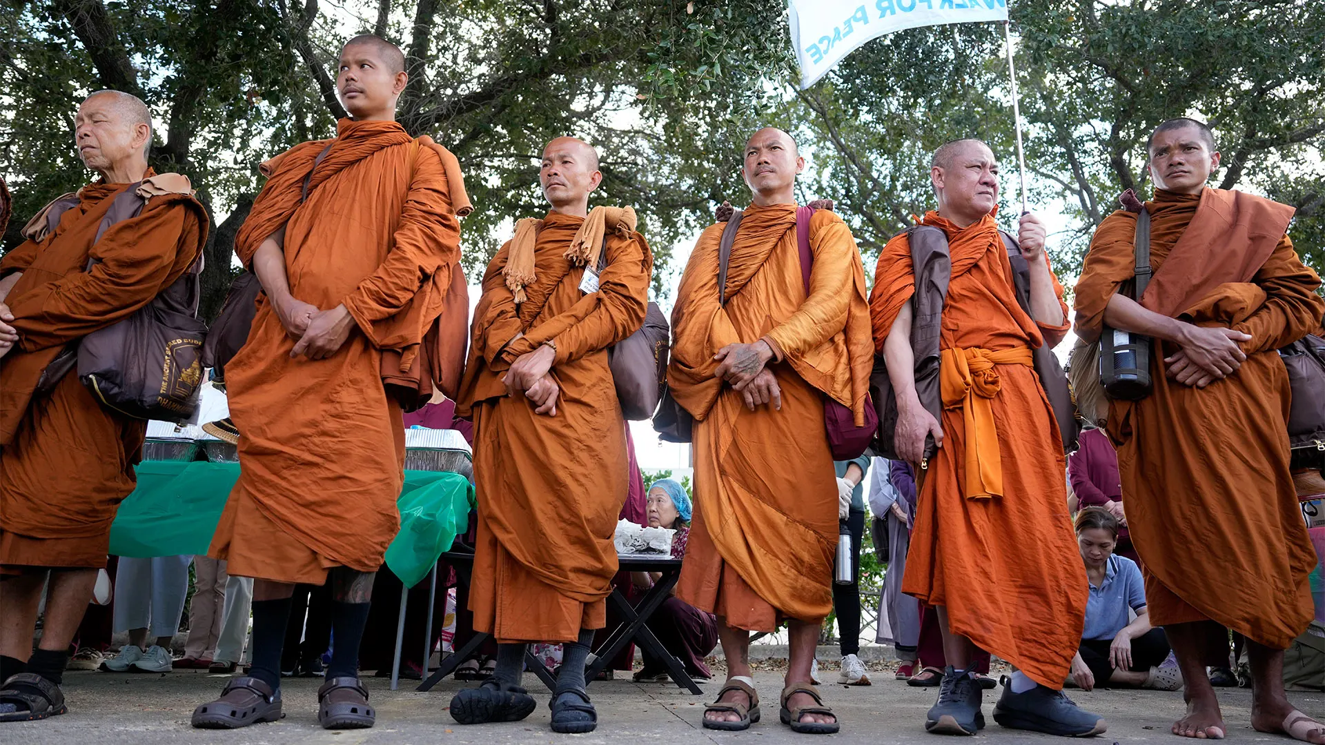 Monks walk for peace tracker: route, live map, why they're walking ...