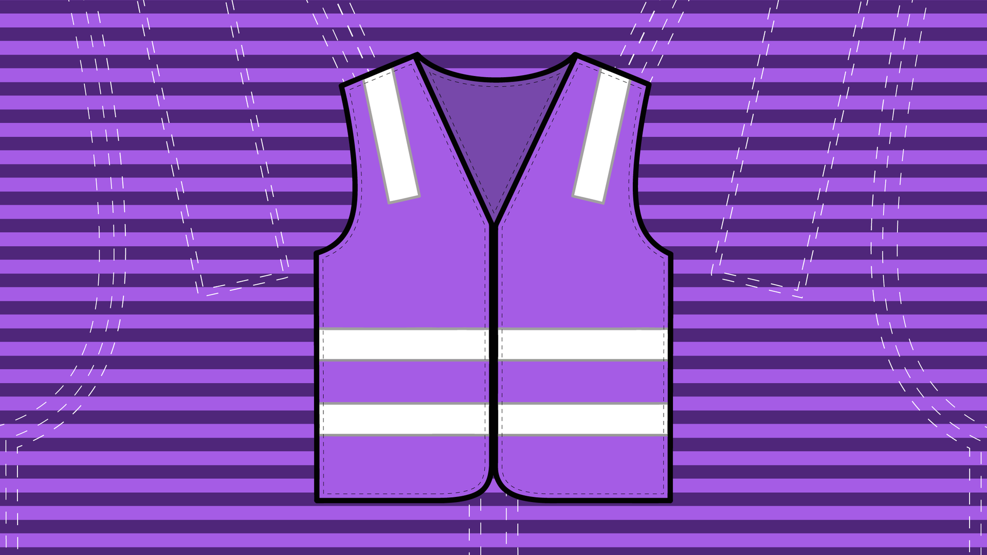 There’s a new entry in the visual language of ICE raids: Purple vests ...