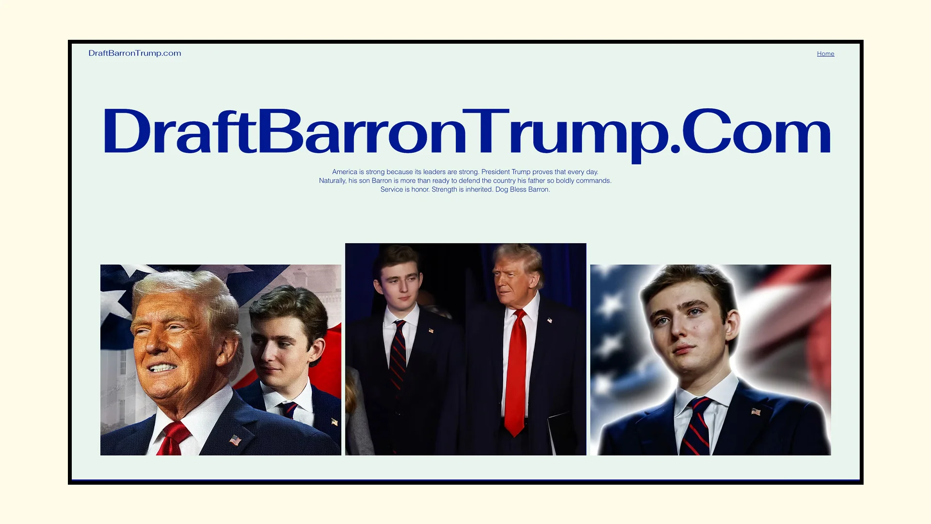 'Draft Barron Trump' memes, website tap into a very real anxiety - Fast ...