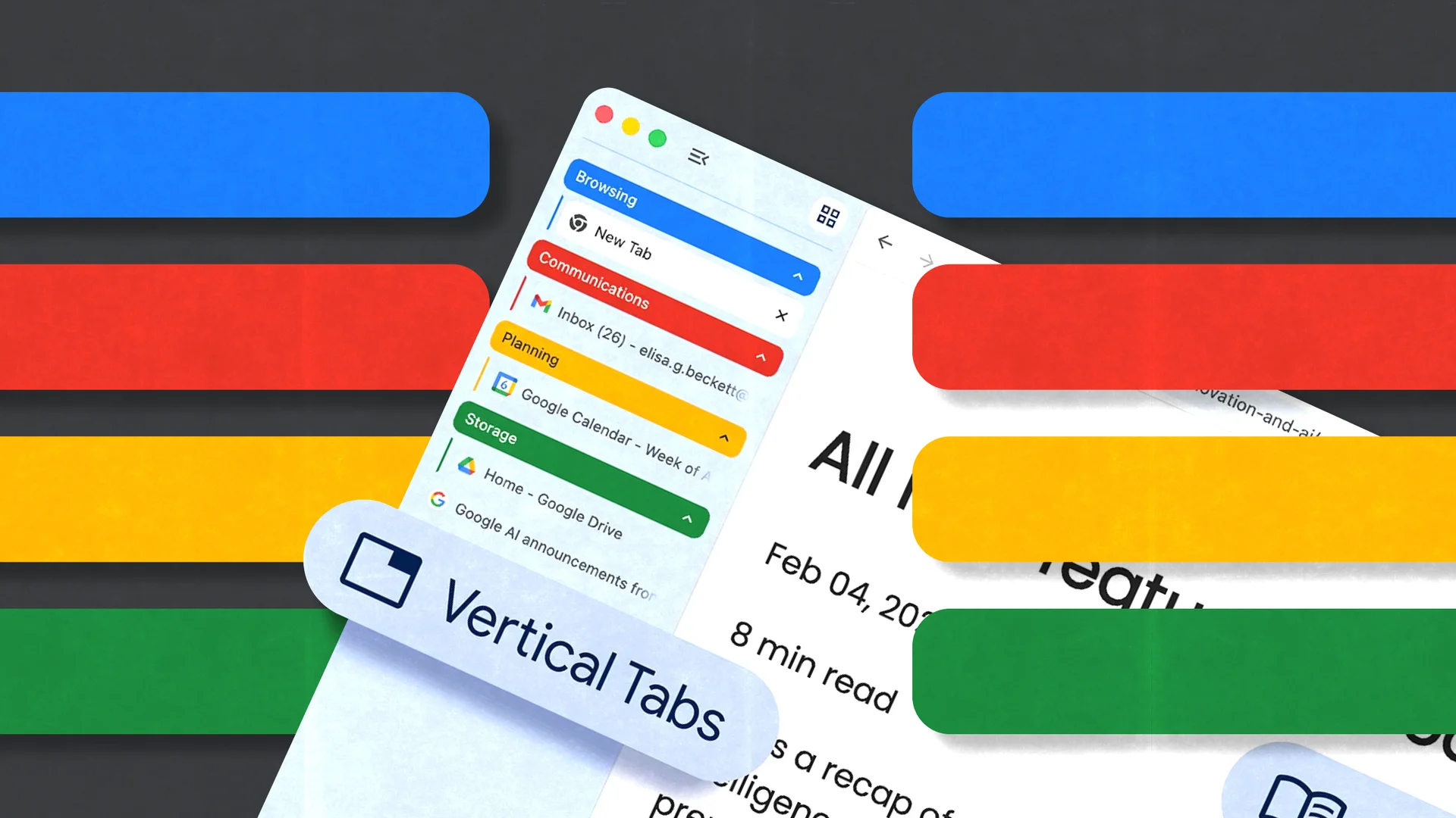 Chrome's vertical tabs feature is designed for serious web surfers ...