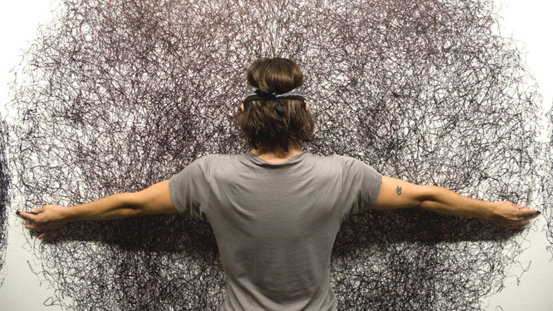 The "Human Spirograph" Uses His Whole Body To Make Huge, Swirling Art ...