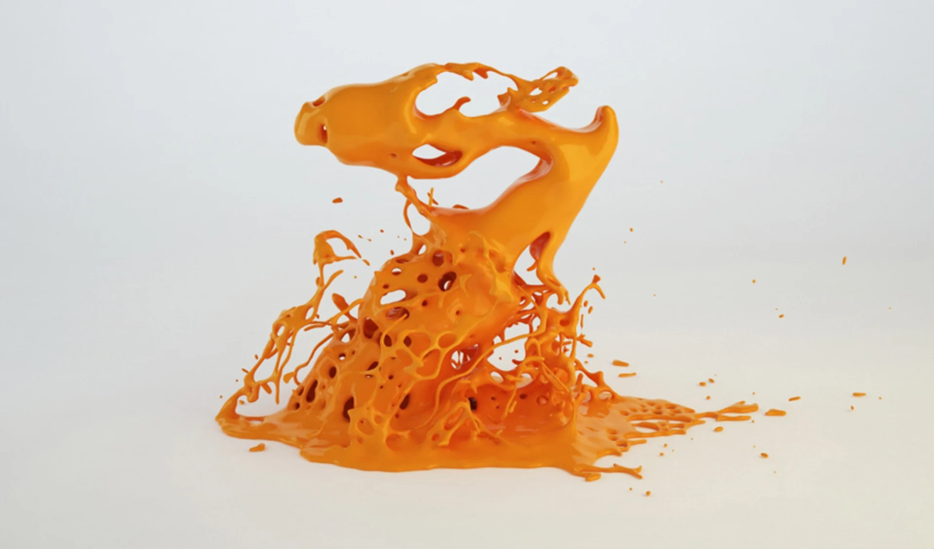 A Typeface Made Of Exploding (Virtual) Paint - Fast Company
