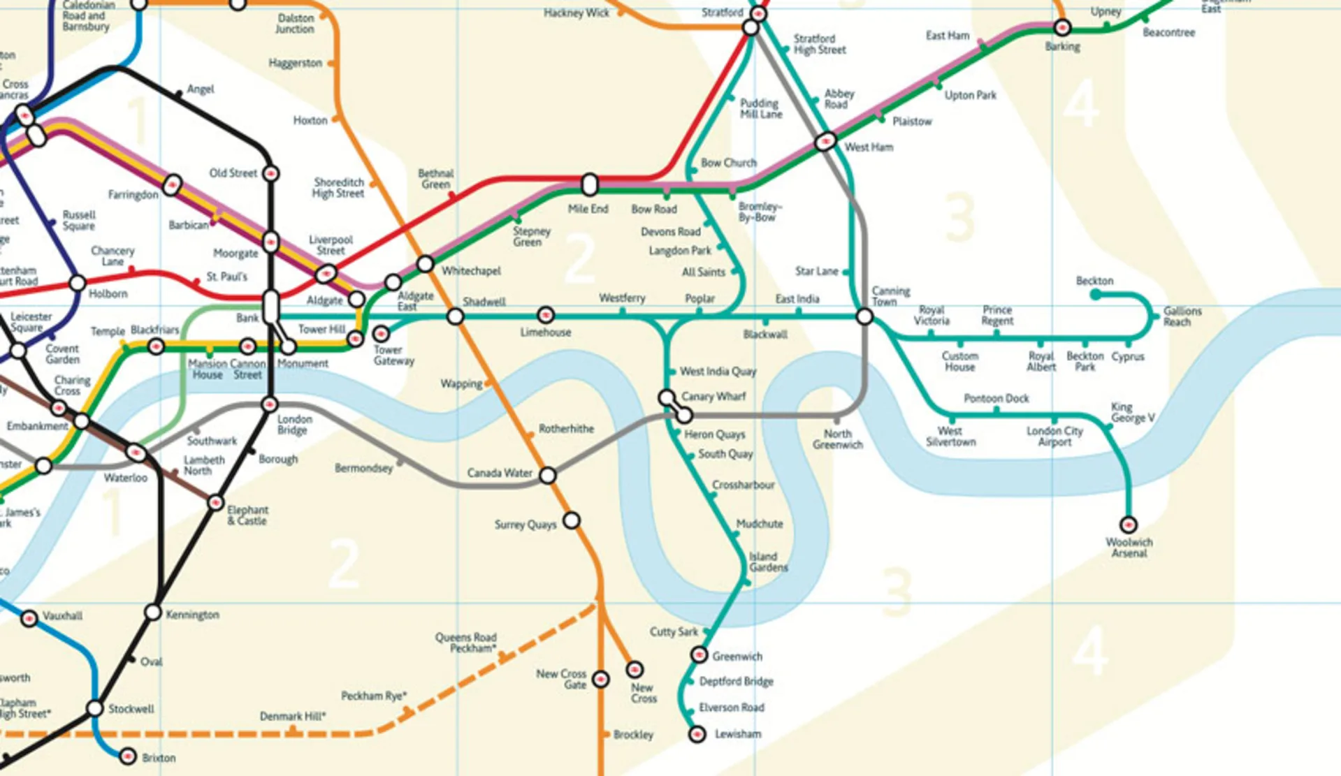 Infographic Of The Day: The Re-Redesigned London Tube Map - Fast Company