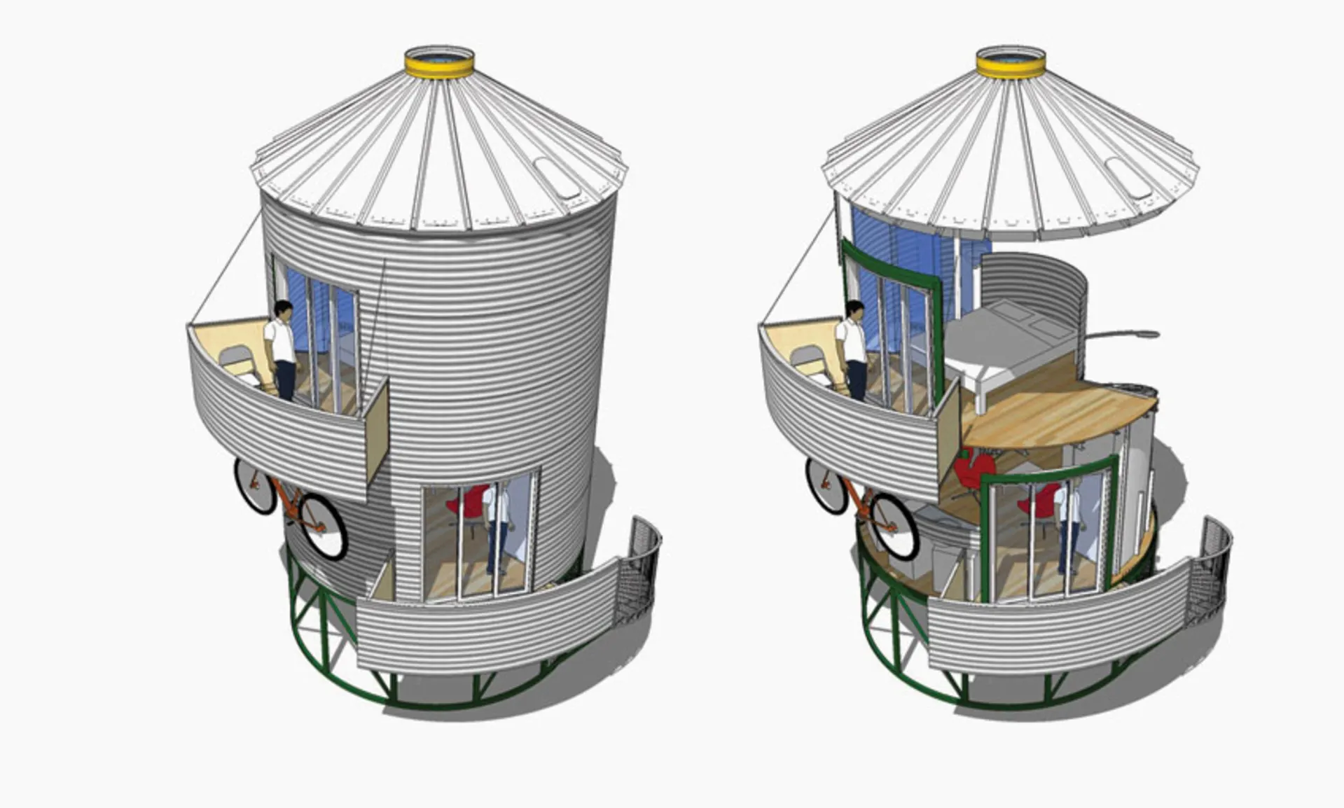 A Family Turns Grain Silos Into A Set Of Hotel Suites - Fast Company