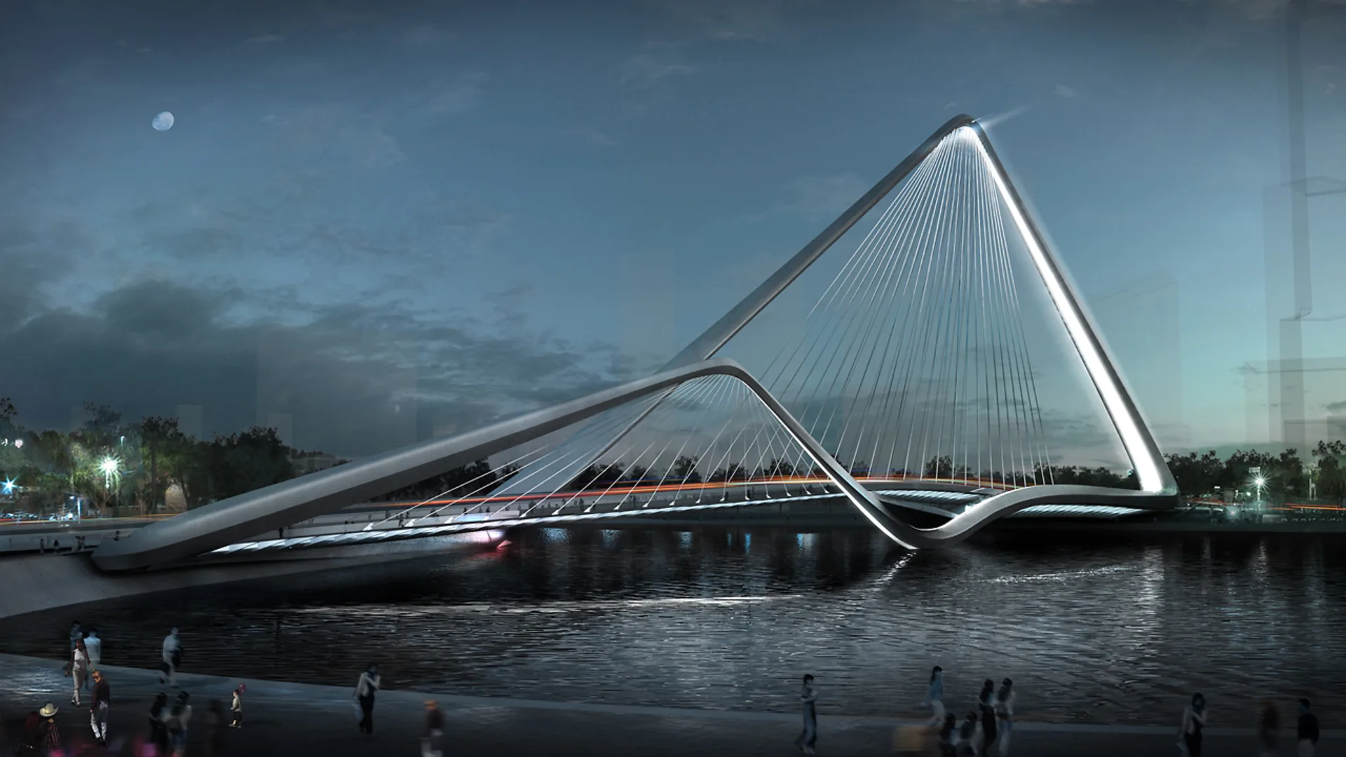 cable stayed bridge design