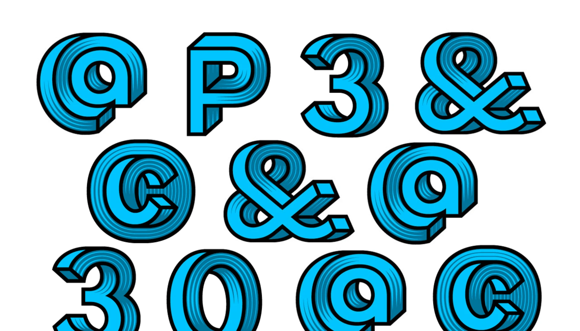 A Typeface Where Every Letter Is An Optical Illusion - Fast Company