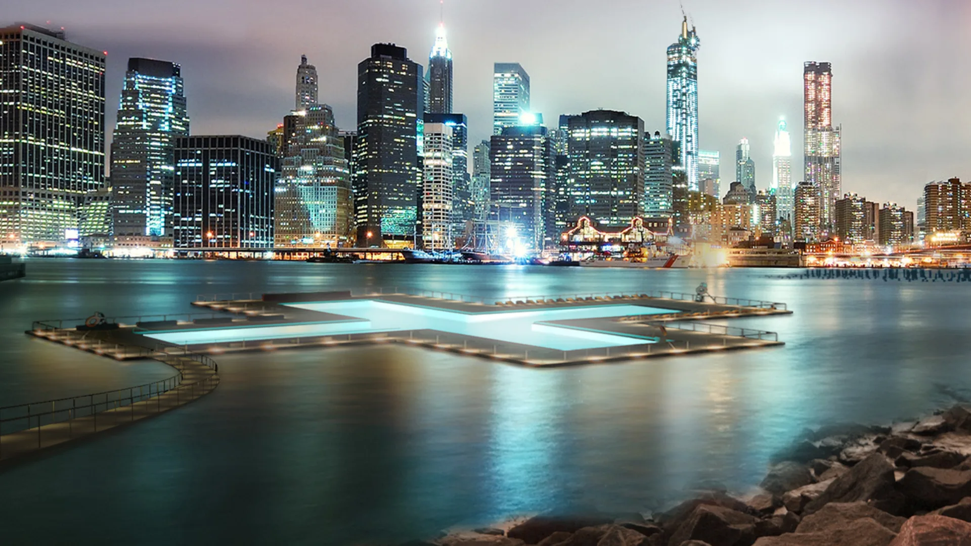 Kickstarting: A Giant Floating Pool For New York's East River - Fast ...