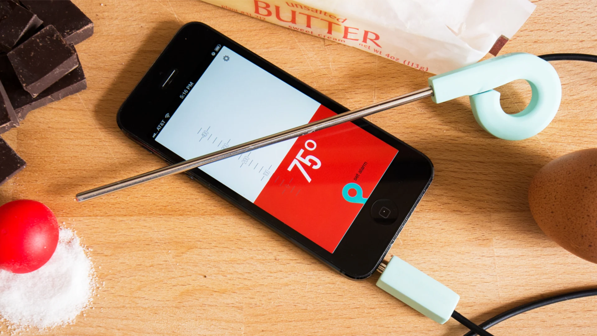 thermometer on iphone