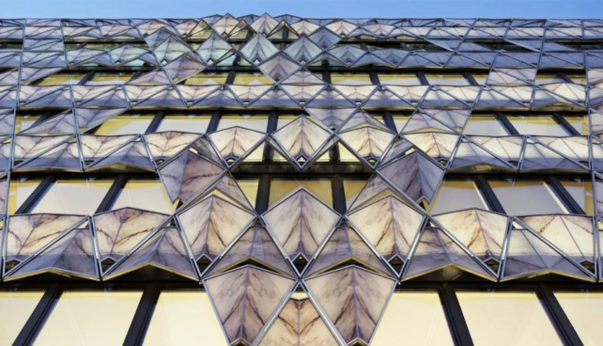 triangular facade architecture